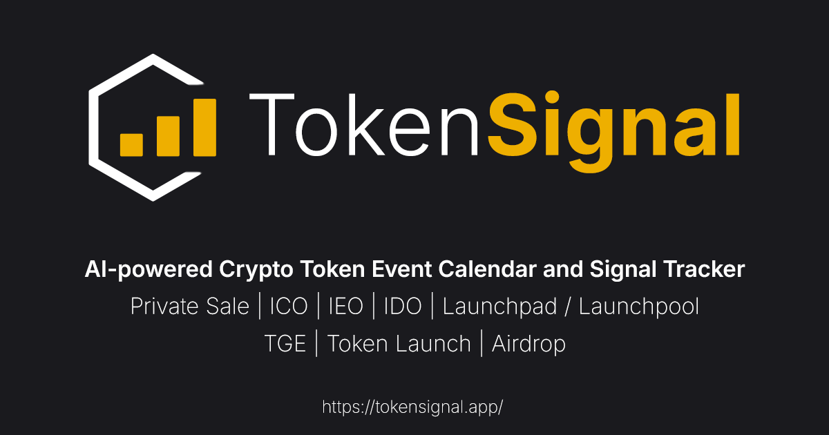 Upcoming Crypto Token Event Calendar | TGE, ICO, IDO, Airdrop & Unlock ...